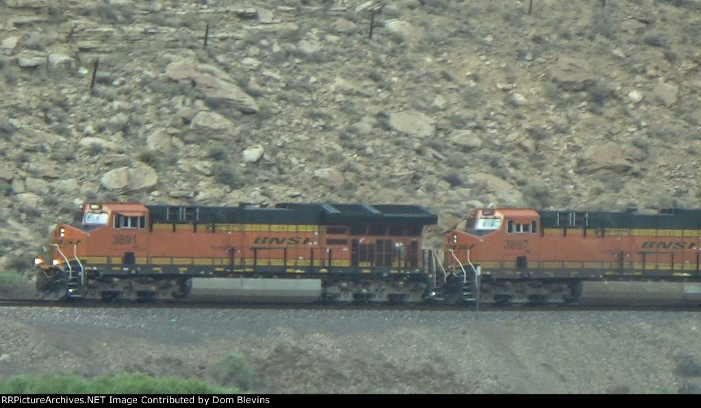 BNSF 3891 West - Grants NM
